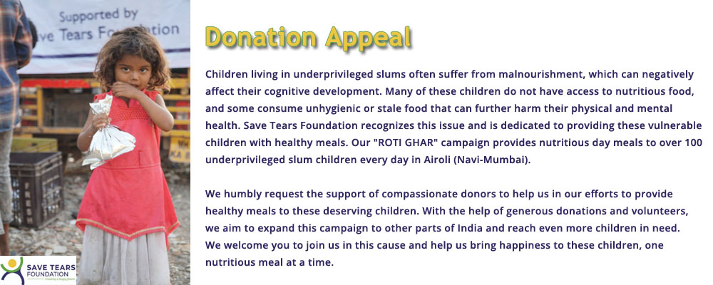 About Save Tears – Save Tears Foundation